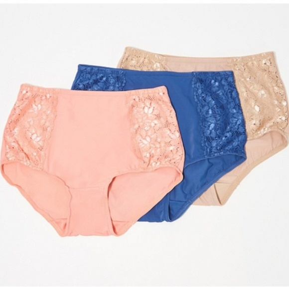 Breezies | Intimates & Sleepwear | Breezies Set Of 3 Soft Support Lace ...